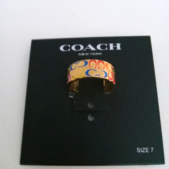Coach | Jewelry | Coach Ring Size 7 Nwt | Poshmark